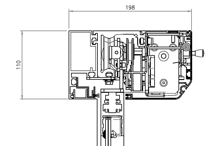 Nouvelle porte automatique Optima 100 | Softica